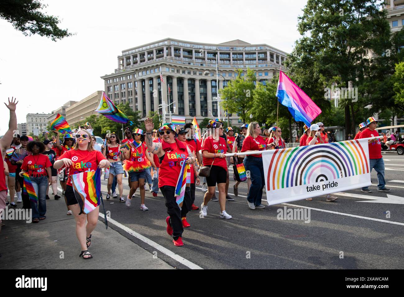 Supporters of LGBT rights and equality during the annual Pride Parade ...