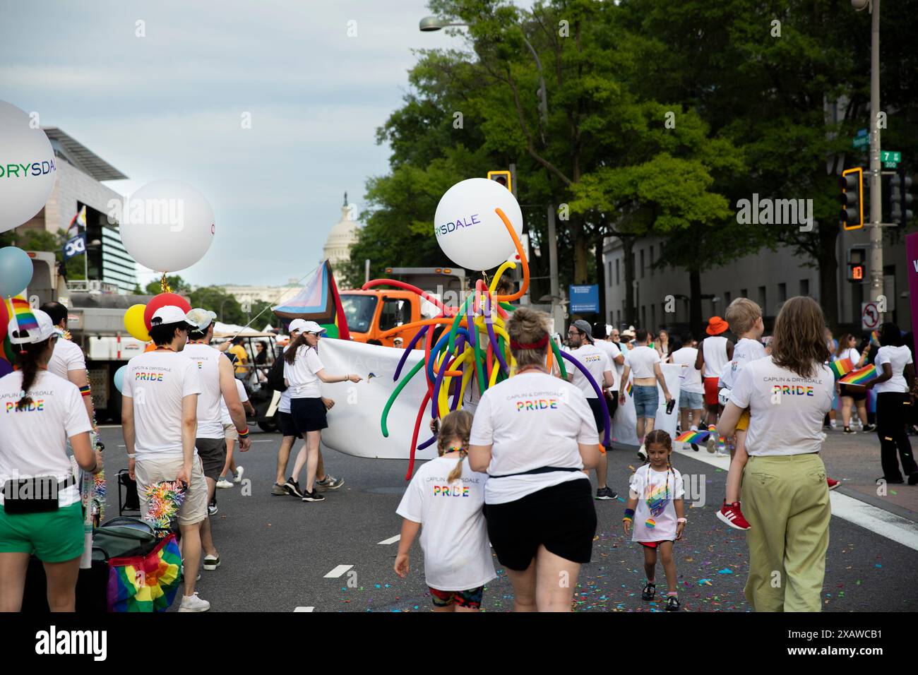 Supporters of LGBT rights and equality during the annual Pride Parade ...