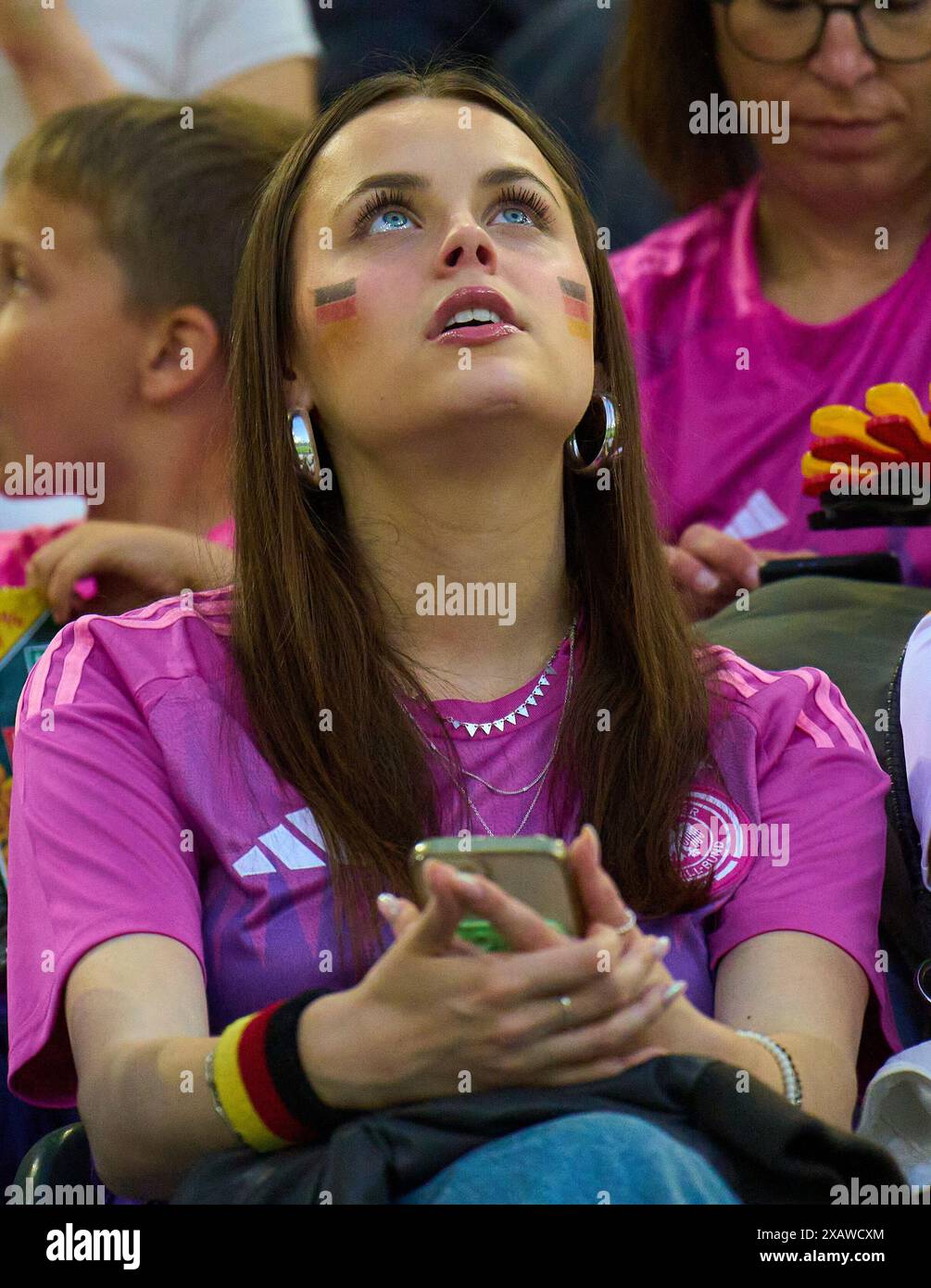 Female DFB fan in the friendly match GERMANY - GREECE 2-1 in ...