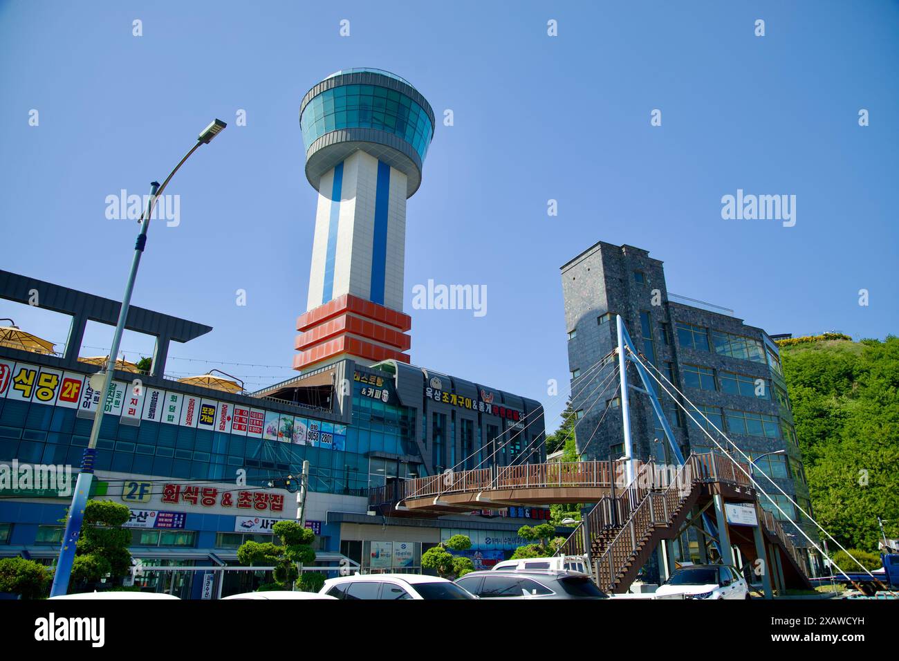Donghae, South Korea - May 18, 2024: The Mukho Port Observatory Tower ...