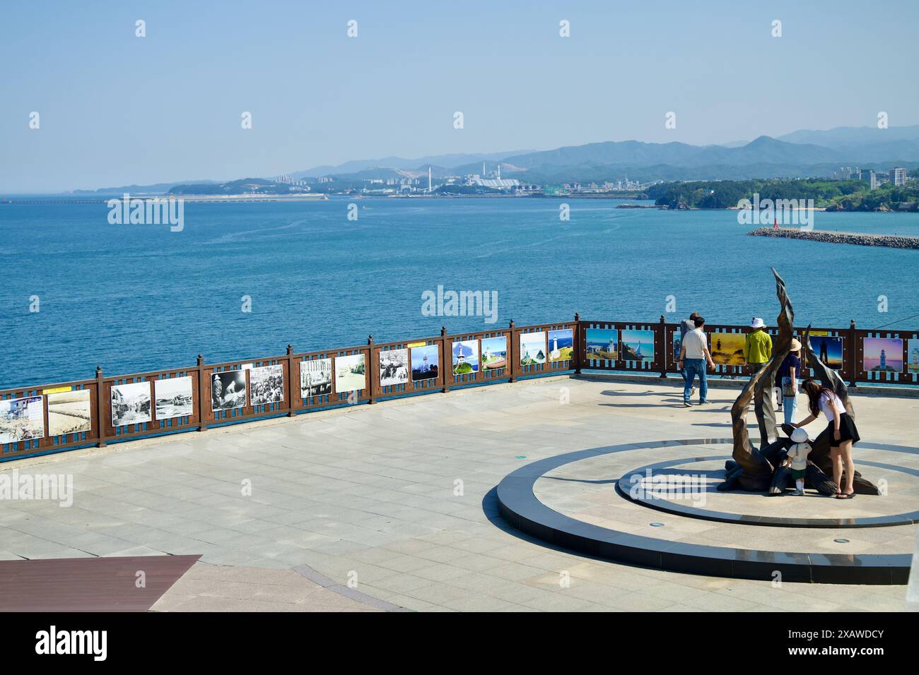 Donghae City, South Korea - May 18th, 2024: Visitors enjoy the scenic ...