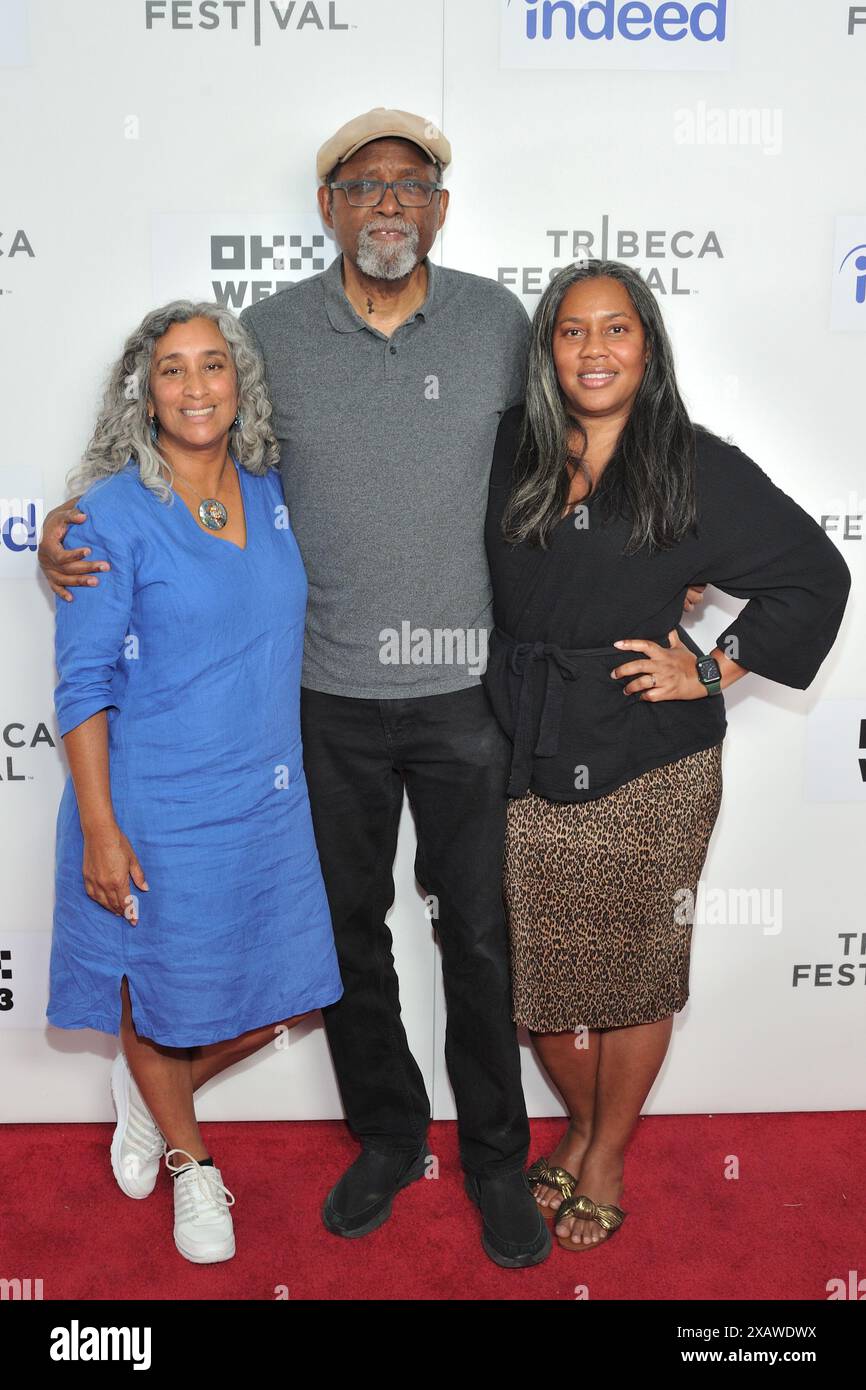 New York, USA. 08th June, 2024. L-R: Geeta Gandbhir, Sam Pollard and ...