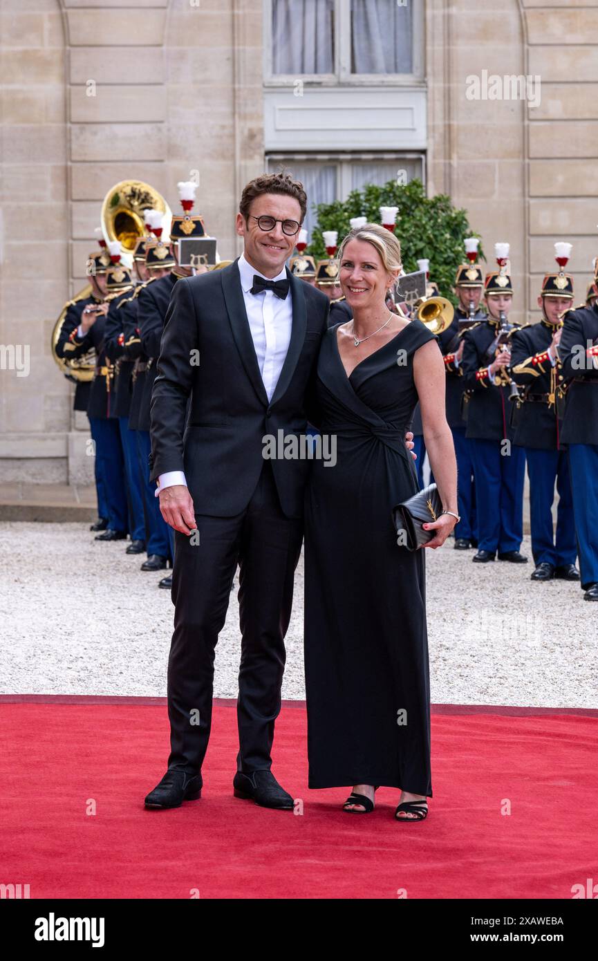 Paris, France. 08th June, 2024. Laurent Macron (brother of president ...