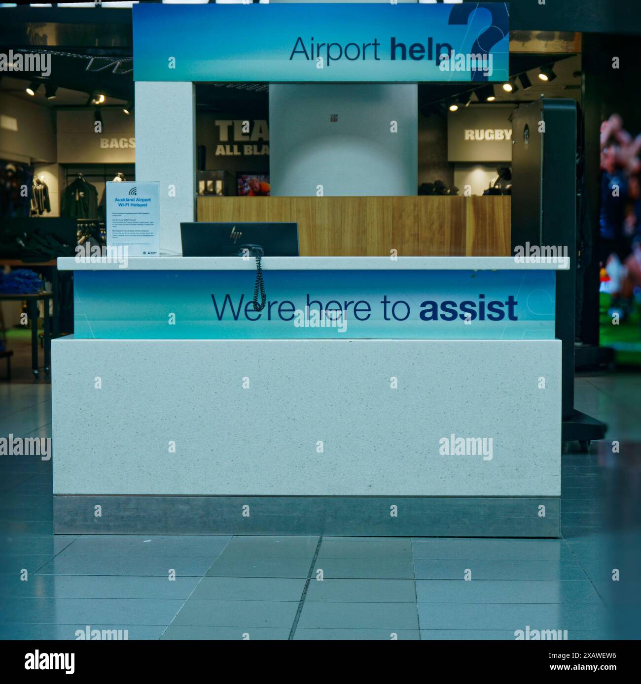 Auckland Airport, Auckland, north island, Aotearoa / New Zealand. An ...