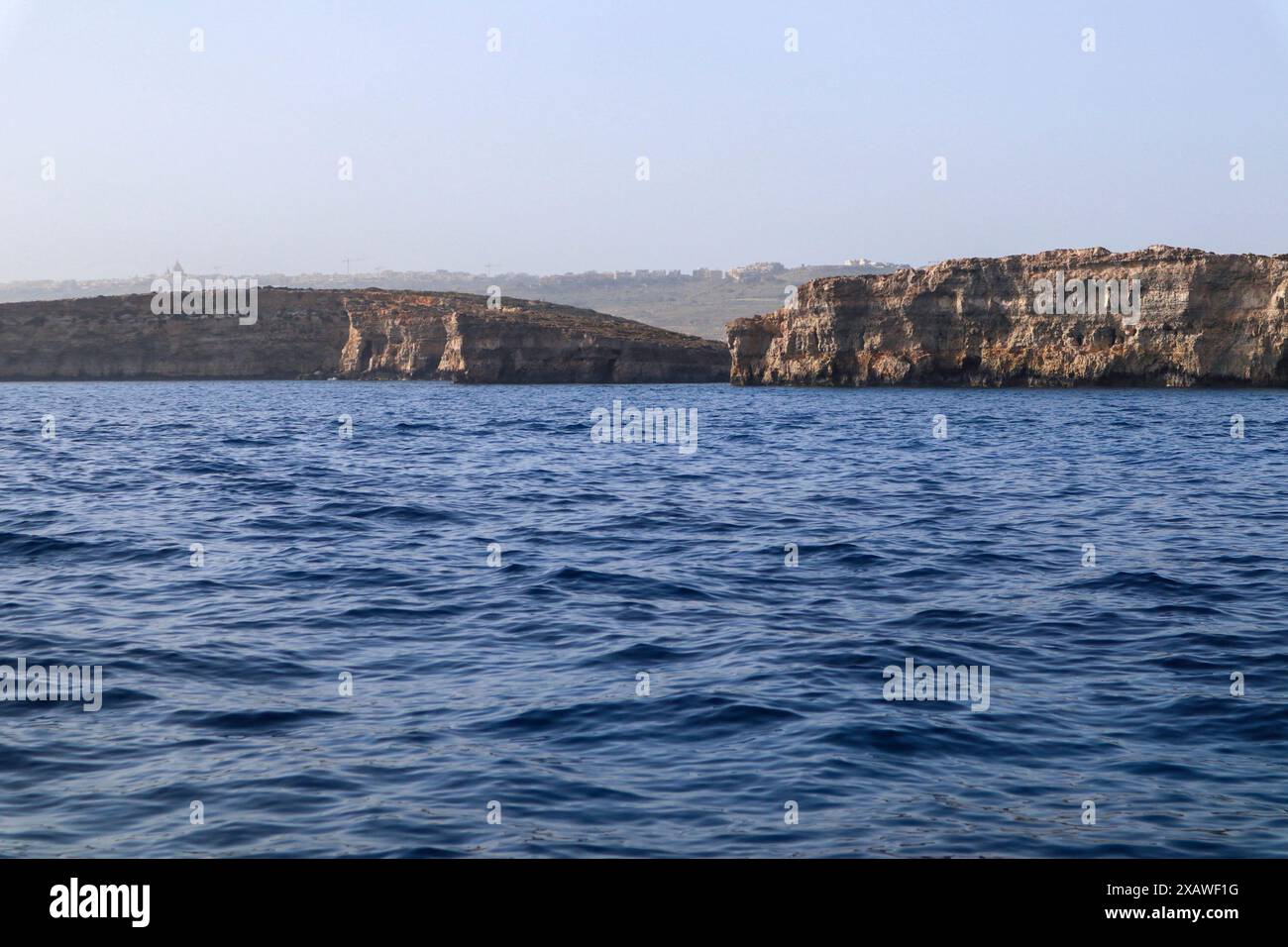 Cliffs in Gozo Stock Photo - Alamy
