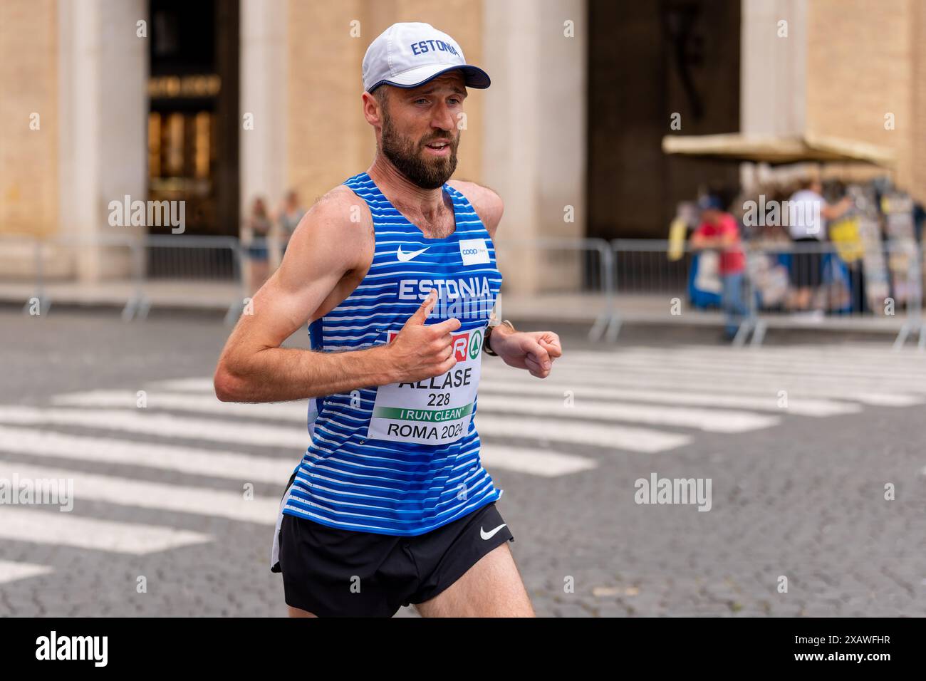 ROME, ITALY - JUNE 9: Olavi Allase of Estonia competes in the Half ...