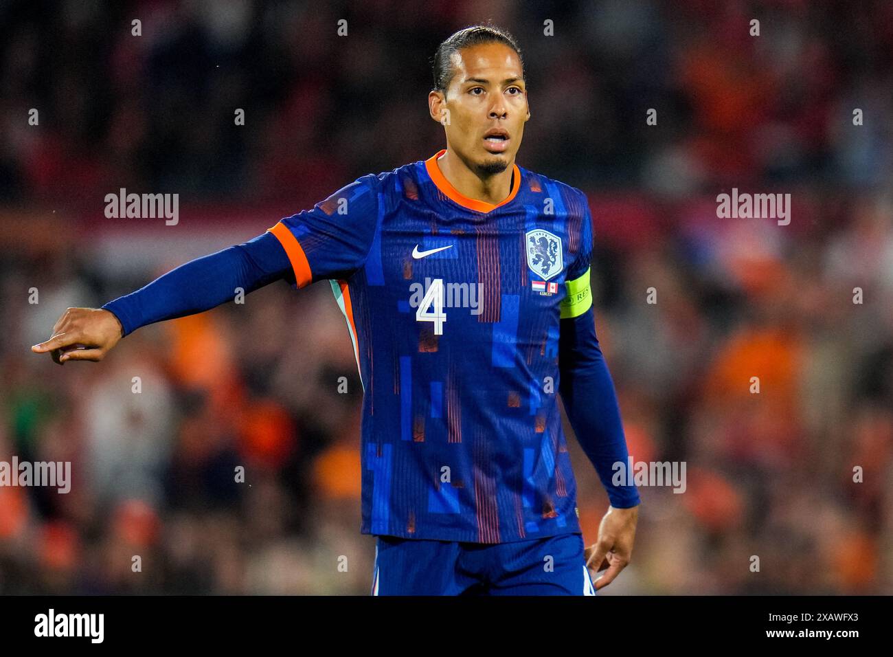 ROTTERDAM, NETHERLANDS - JUNE 6: Virgil van Dijk of the Netherlands ...