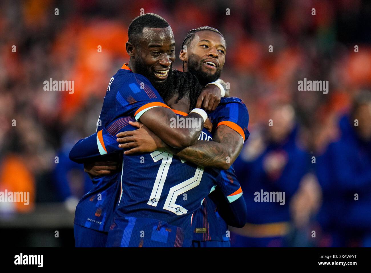 ROTTERDAM, NETHERLANDS - JUNE 6: Jeremie Frimpong of the Netherlands ...