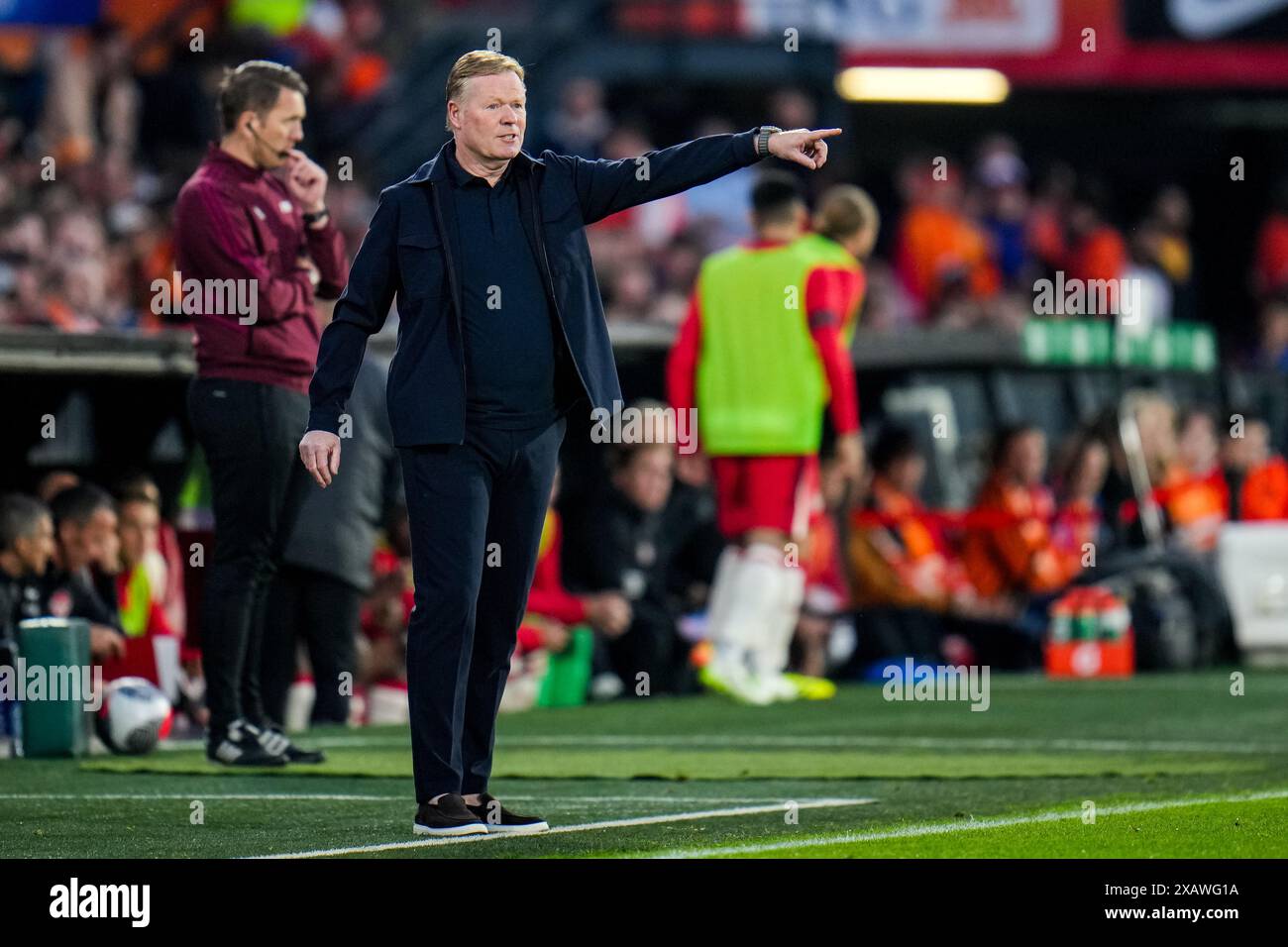 ROTTERDAM, NETHERLANDS - JUNE 6: Netherlands head coach Ronald Koeman ...