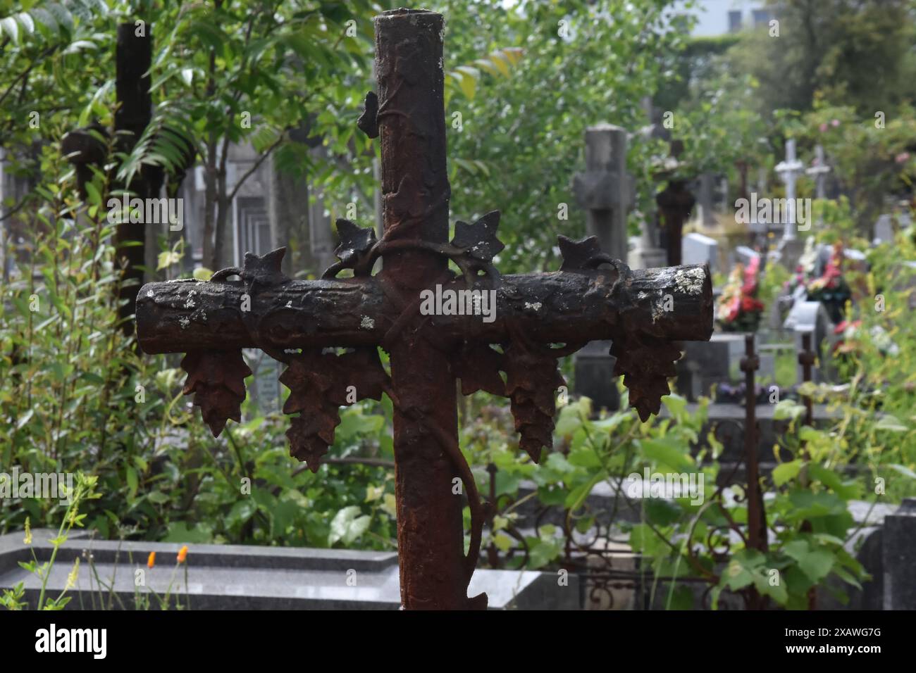 Graveyard, Nantes, Calm, quiet place, religion, christ, dead Stock ...