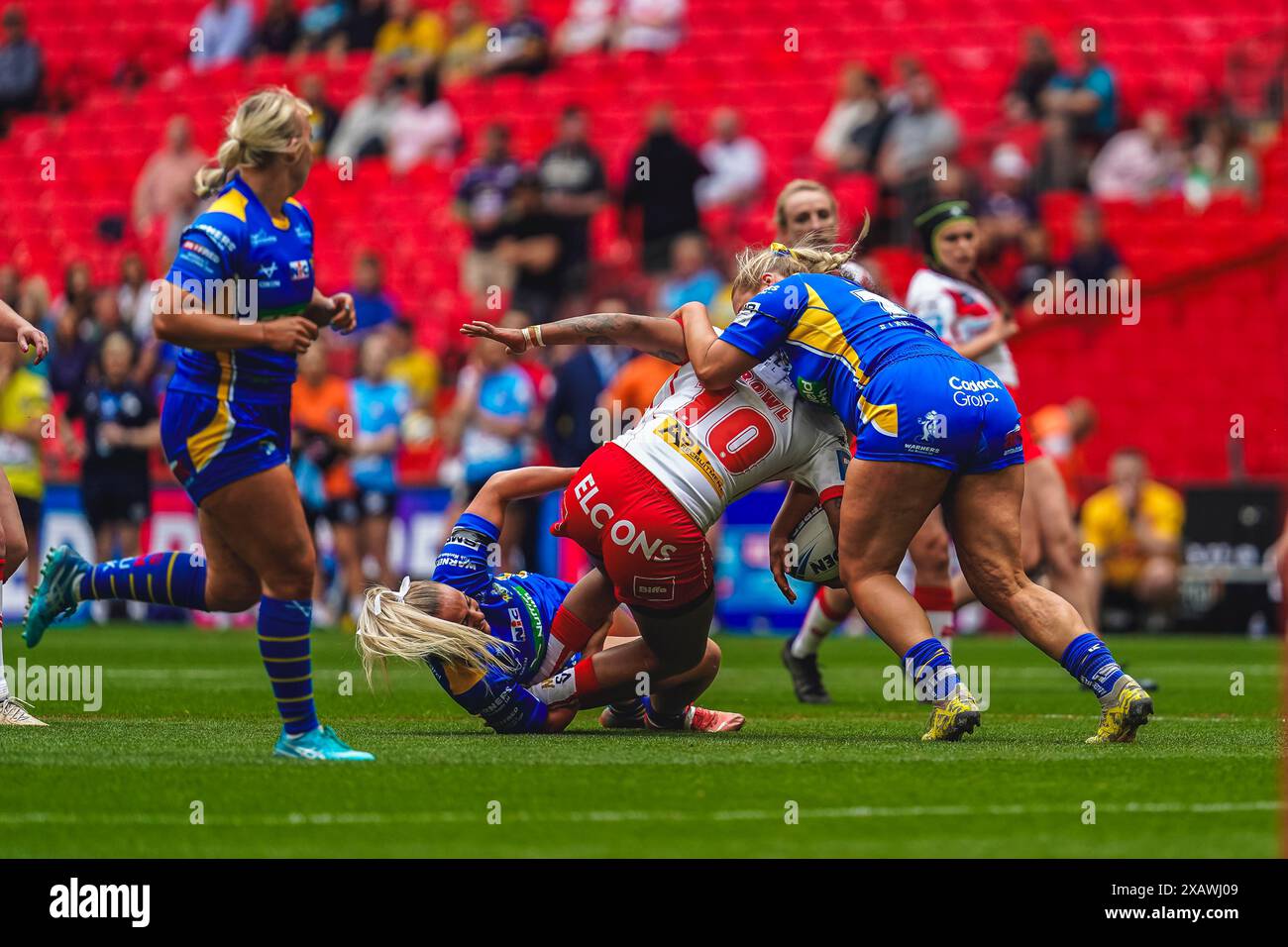 Wembley, London, UK. 8th June, 2024. Betfred Women’s Challenge Cup ...