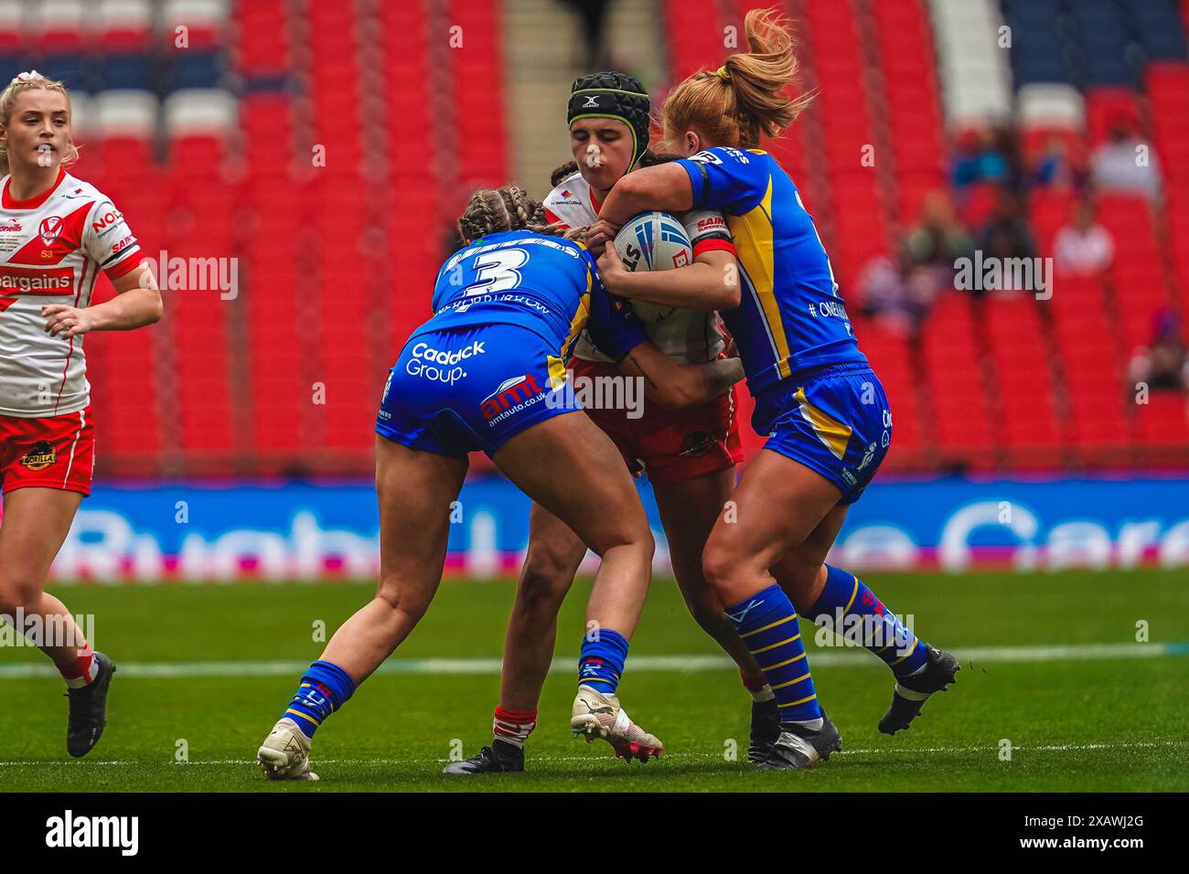 Wembley, London, UK. 8th June, 2024. Betfred Women’s Challenge Cup ...