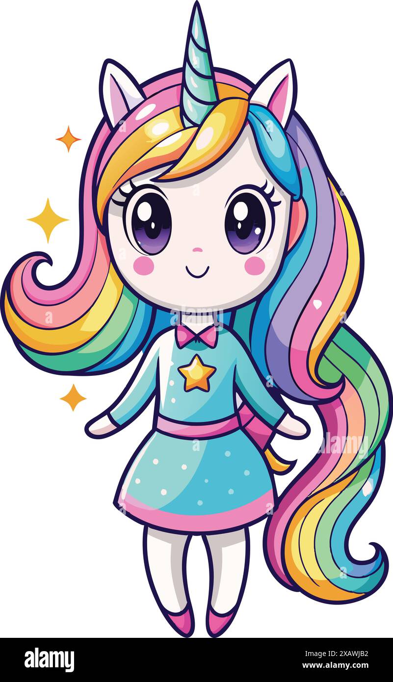 Cute unicorn designs hi-res stock photography and images - Alamy