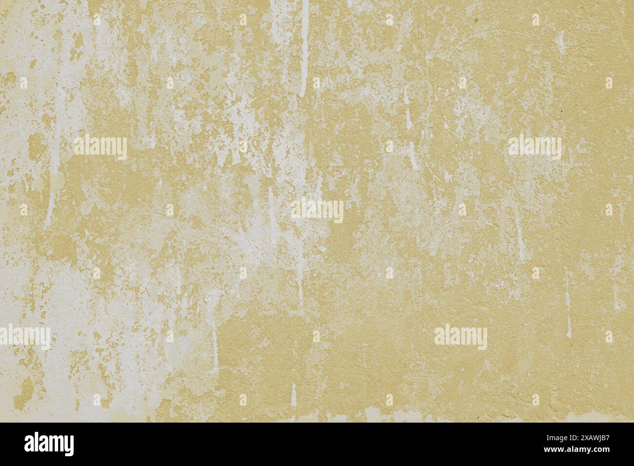 Painted aged yellow grungy concrete background texture. Abstract ...