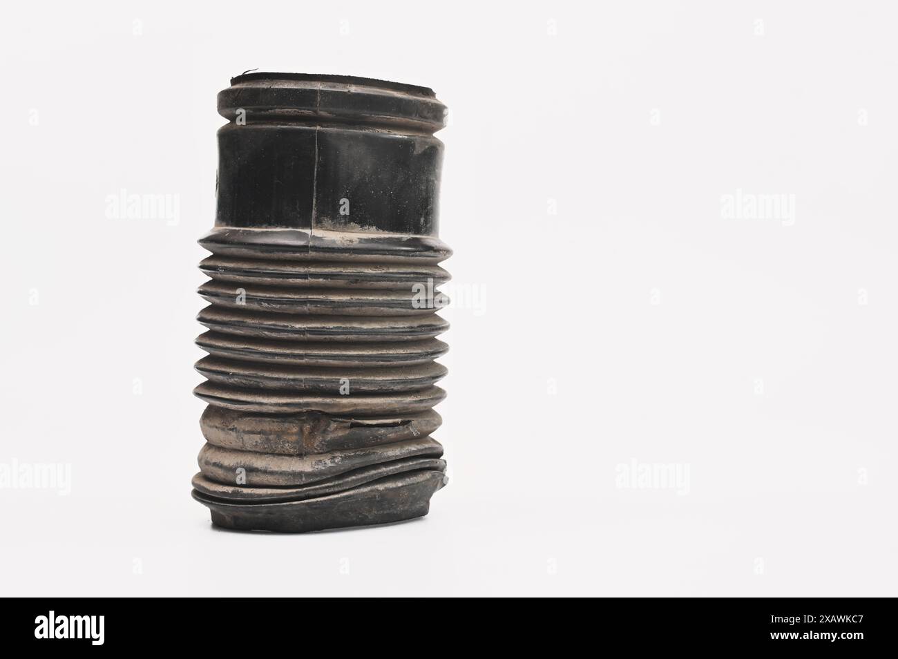 worn boot cover of a car shock absorber. isolate Stock Photo - Alamy