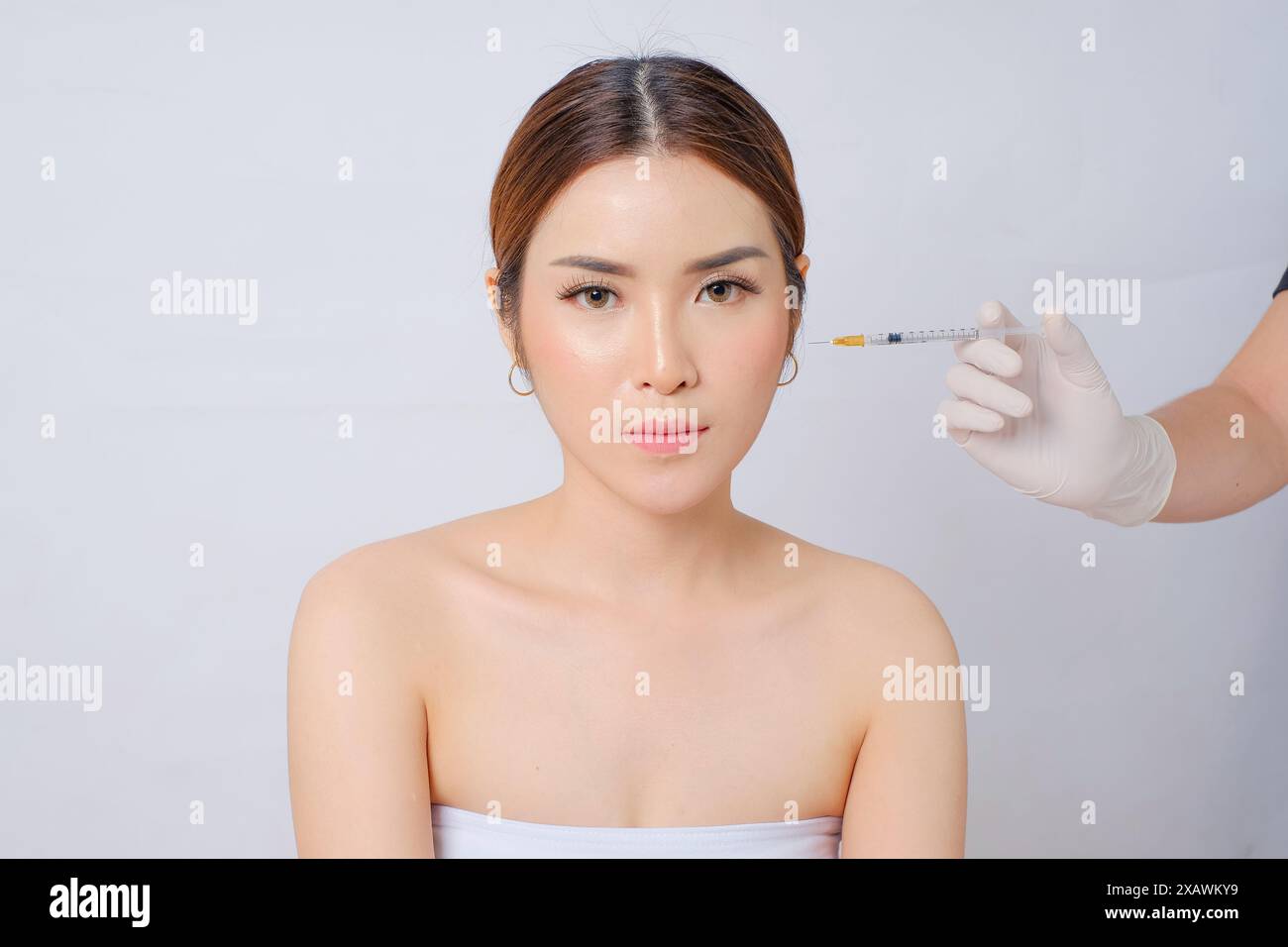 Age-Defying Beauty Botox for Asian Complexion Stock Photo - Alamy