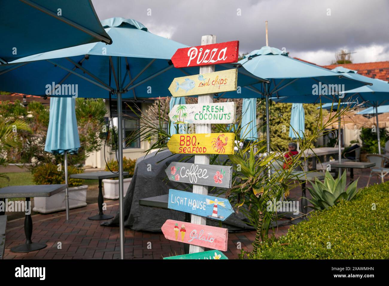 Cafe and pizza restaurant in Watsons Bay,suburb of Sydney,NSW,Australia ...