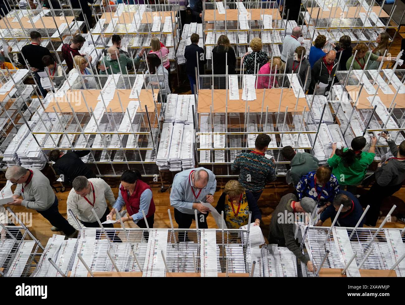 Counting continues at TF Royal Theatre in Castlebar for the Midlands ...