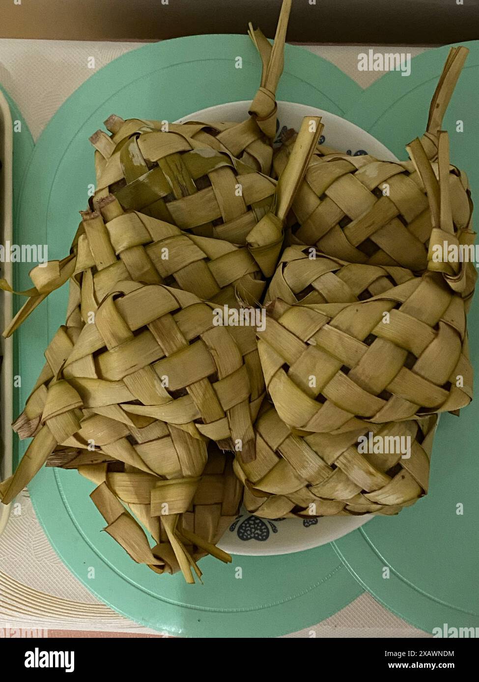 Photo of puso , tamu, also known in Philippine English as hanging rice ...