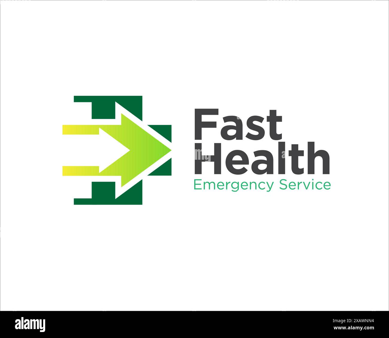 fast health for medical courier logo designs Stock Vector Image & Art ...