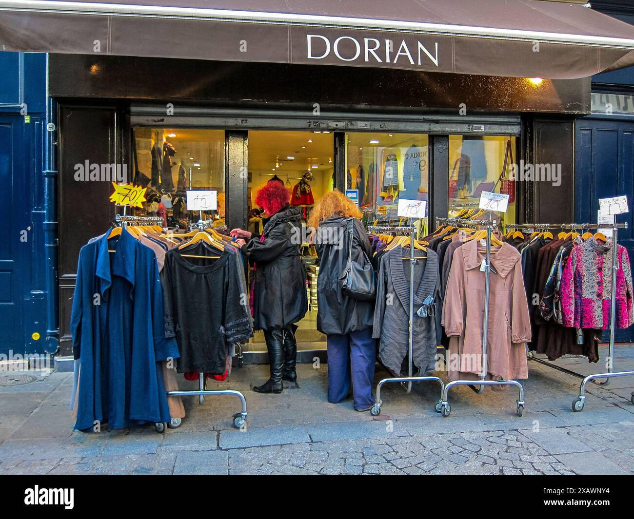 Paris, France, Women Shopping, French Vintage Clothing Stores in Les ...