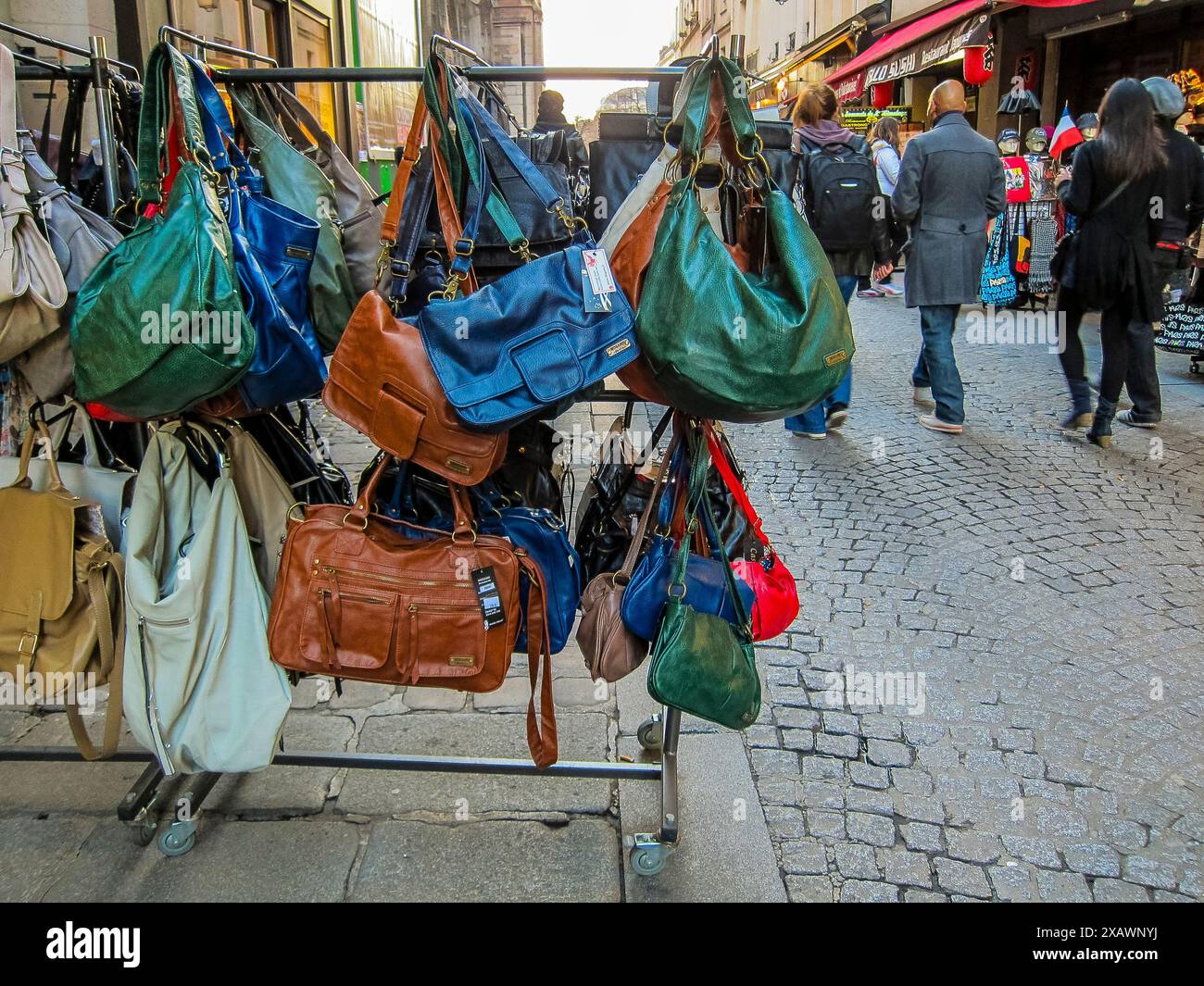 Paris, France, French Vintage Clothing Stores in Les Halles ...