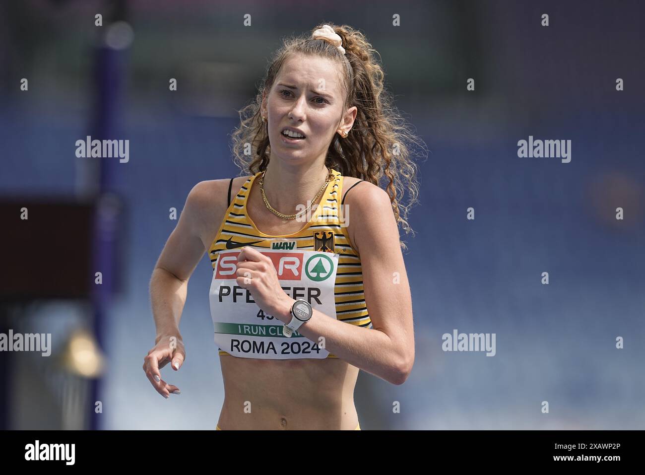 Rom, Italy. 09th June, 2024. Athletics: European Championships: Esther ...