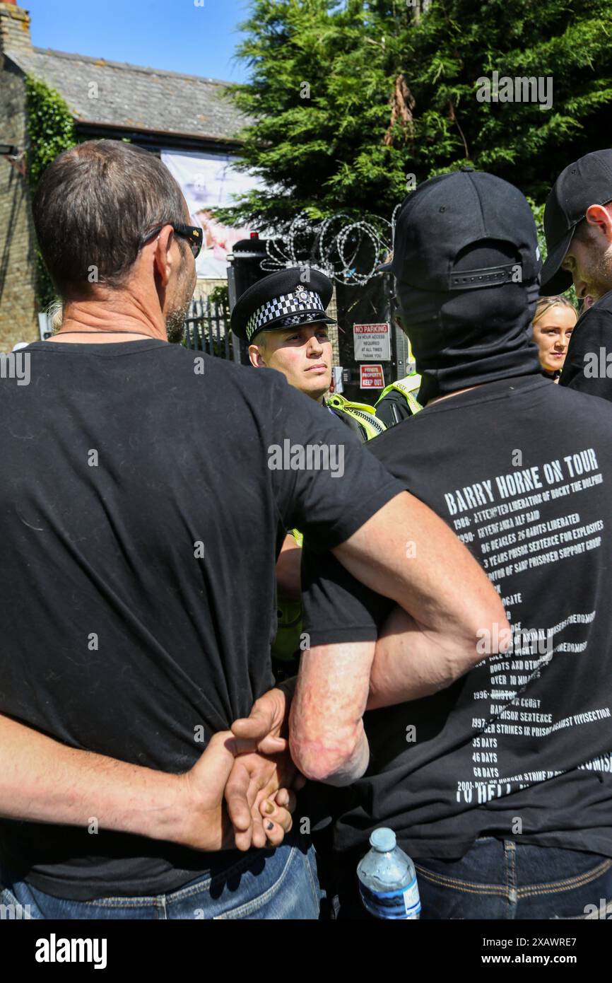 Horne protesters hi-res stock photography and images - Alamy