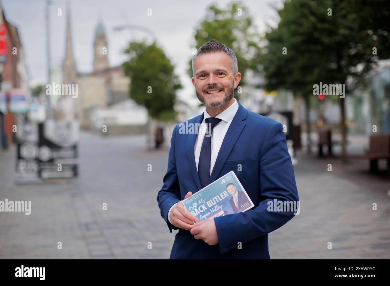 Robbie Butler, UUP Westminster candidate for the constituency of Lagan ...