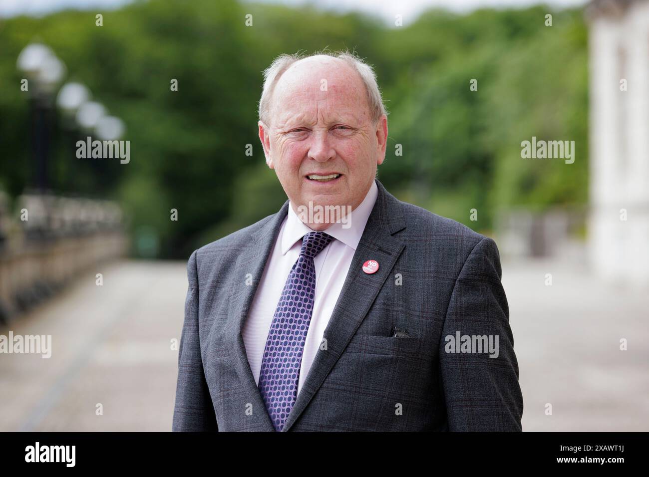 TUV leader Jim Allister pictured at Stormont who is the party's North ...