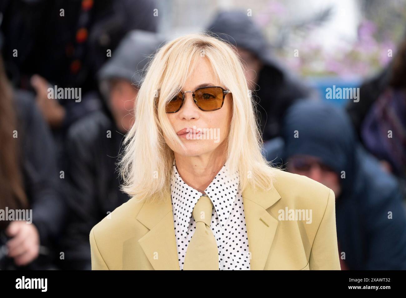 Cannes, France, May 10, 2024 - Emmanuelle Béart attends at photocall at ...