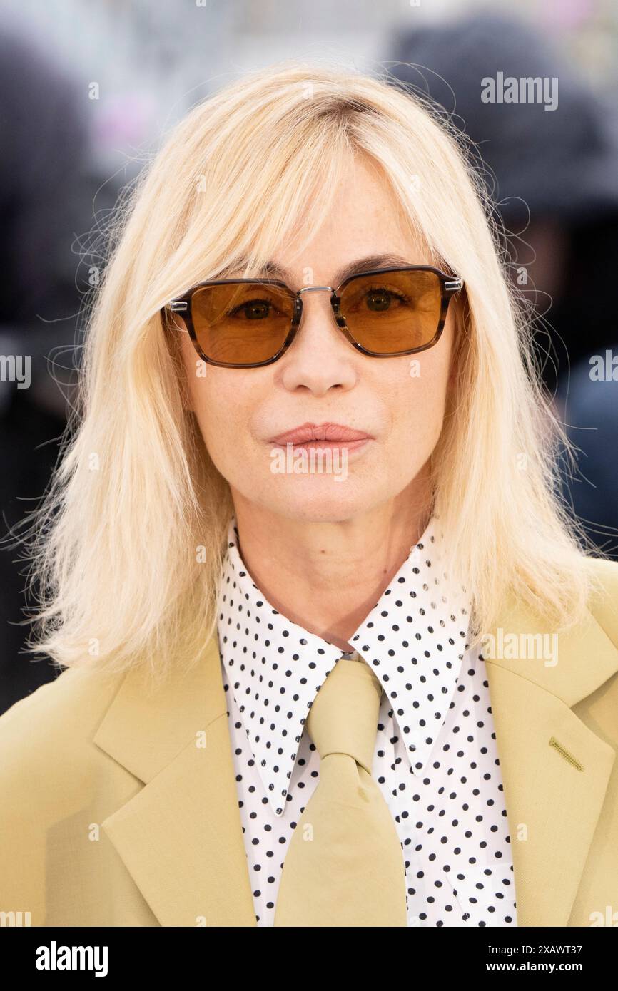 Cannes, France, May 10, 2024 - Emmanuelle Béart attends at photocall at ...