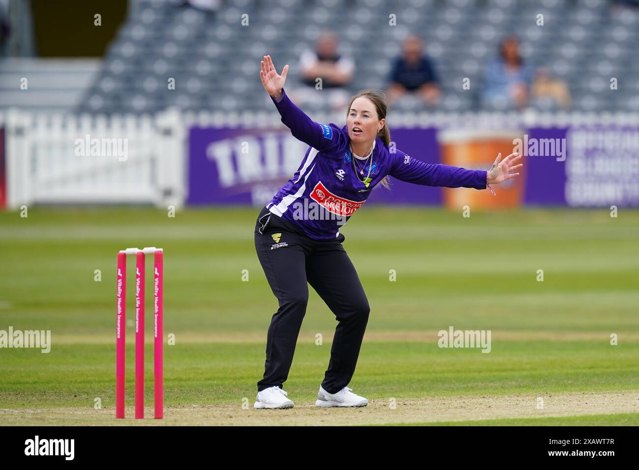 Bristol, UK. 9th June, 2024. Western Storm's Amanda-Jade Wellington ...