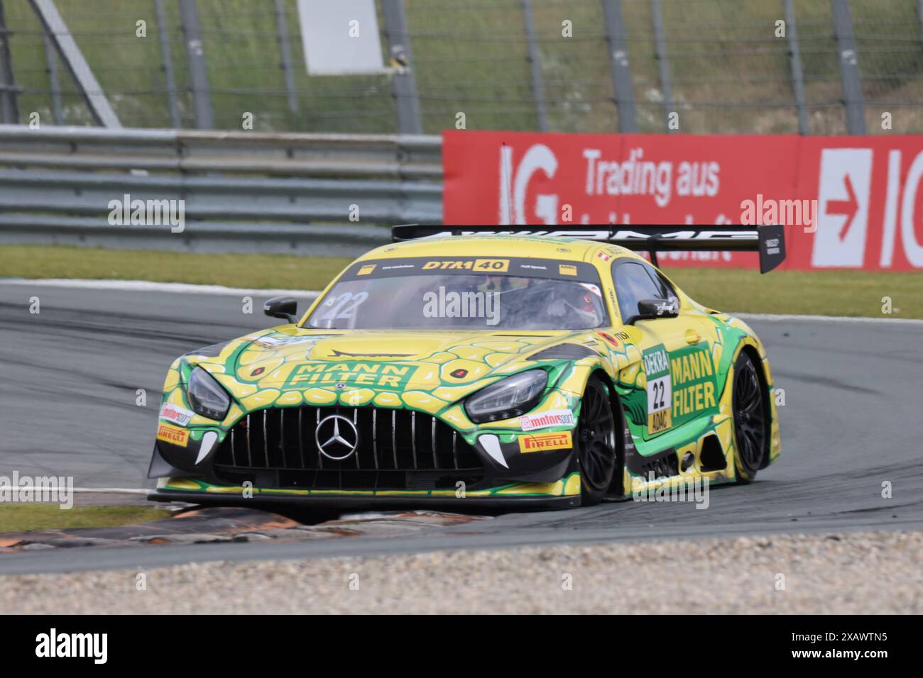 Lucas Auer (AUT), #22, Mercedes-AMG GT3 Evo, Team: WINWARD Racing (DEU), Motorsport, DTM 2024 ...