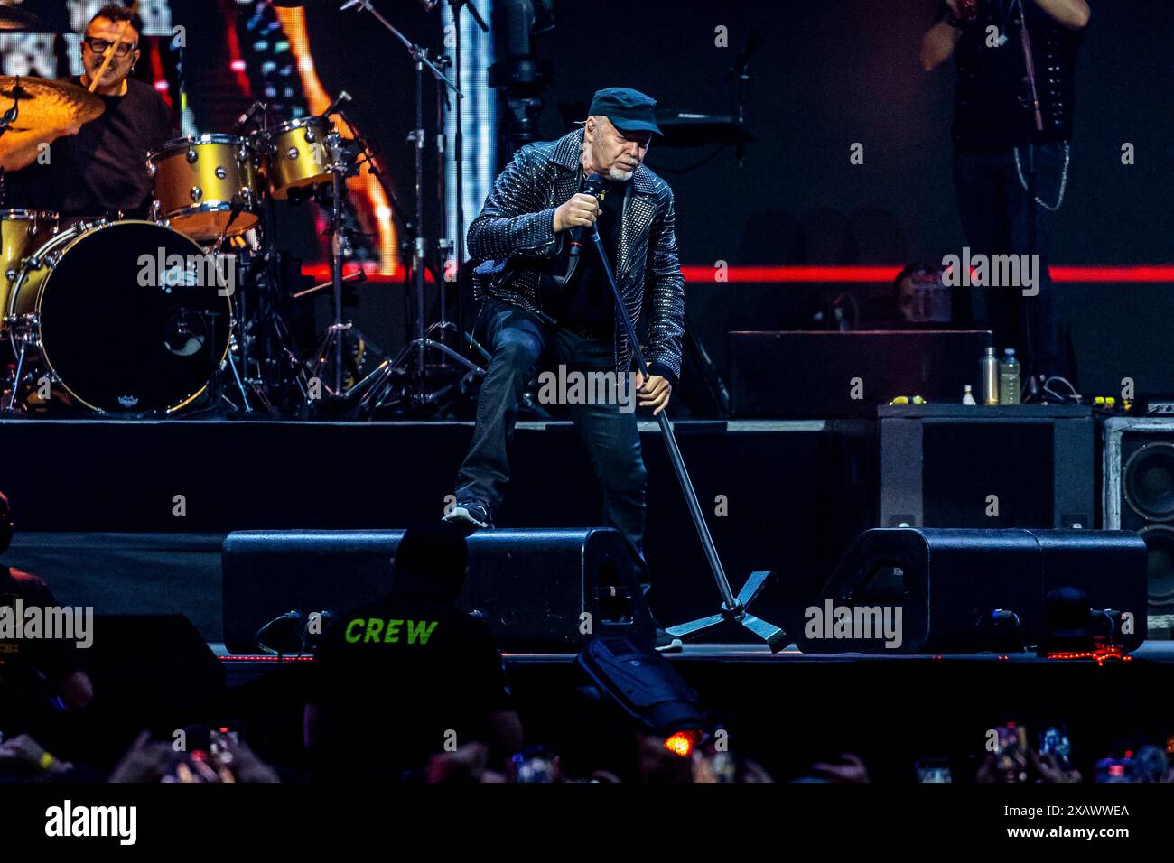 Vasco Rossi performs live at San Siro Stadium in Milan, Italy, on June ...