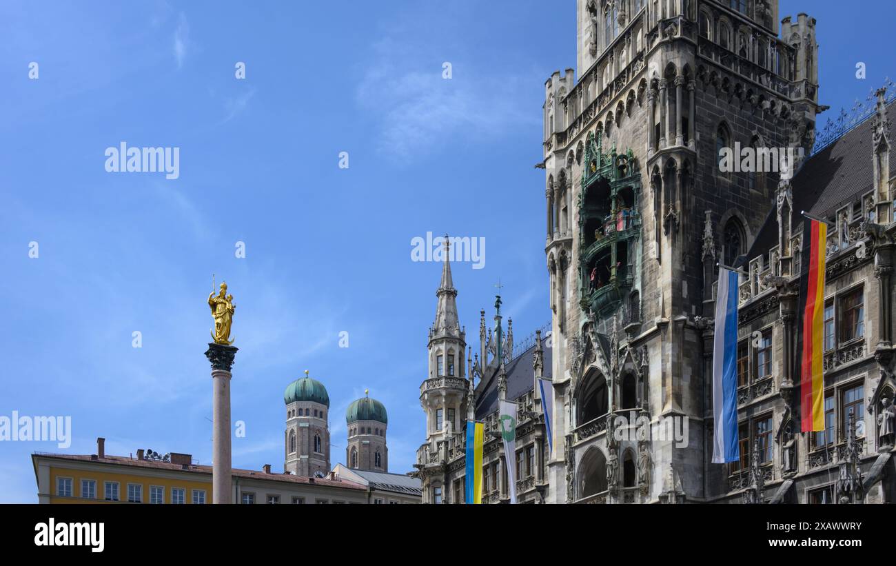 Munich, Germany. The capital city of Bavaria Stock Photo - Alamy
