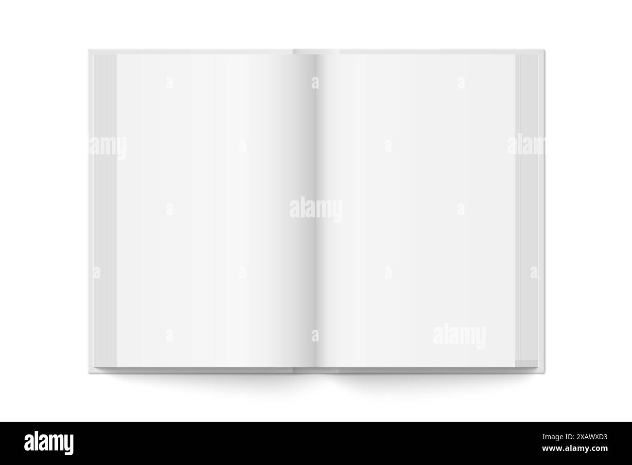 Open hardcover book mockup Stock Vector Images - Alamy