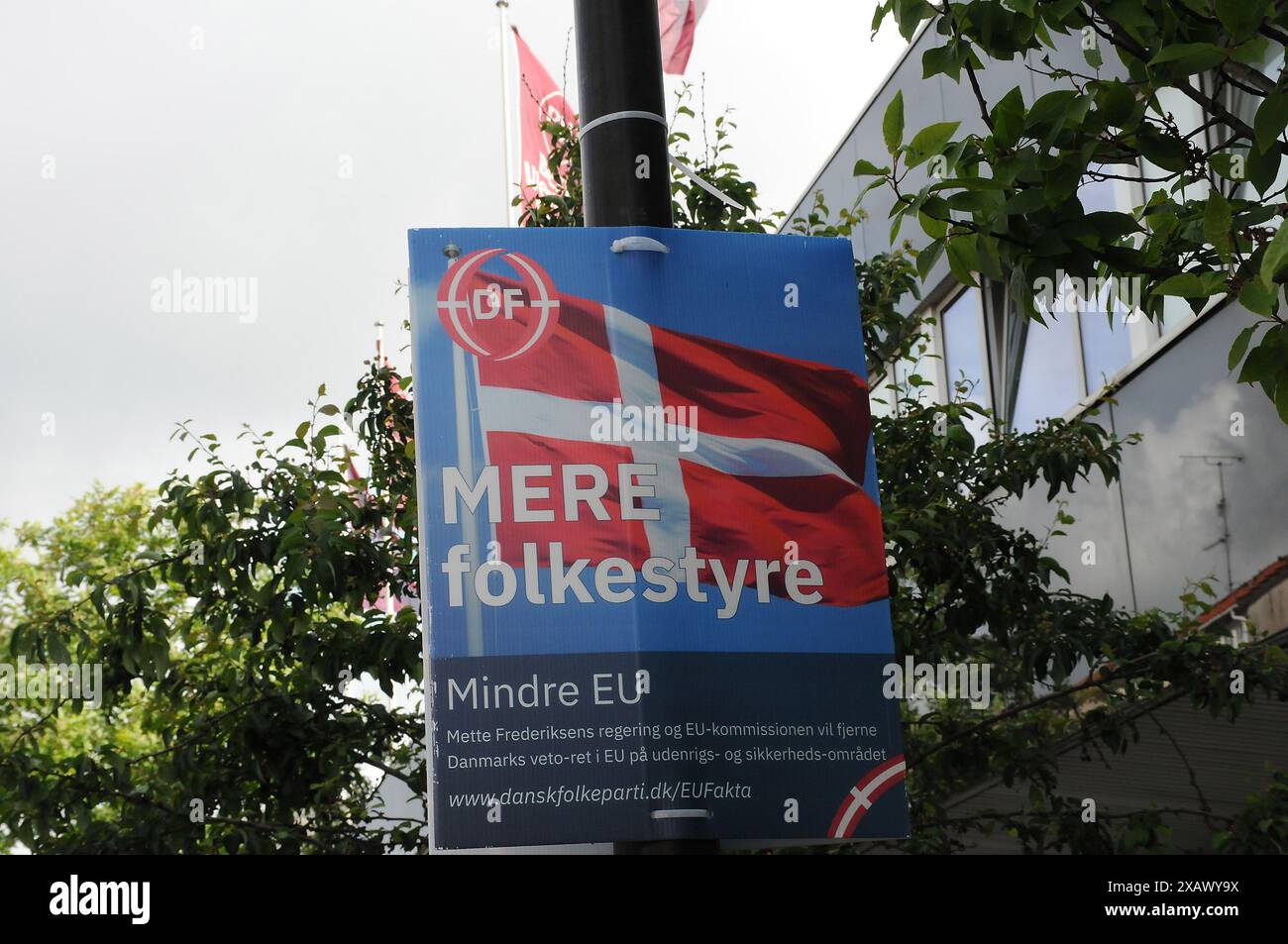Copenhagen/ Denmark/09 JUNE 2024/Denamrk's vote for eu parliament today ...