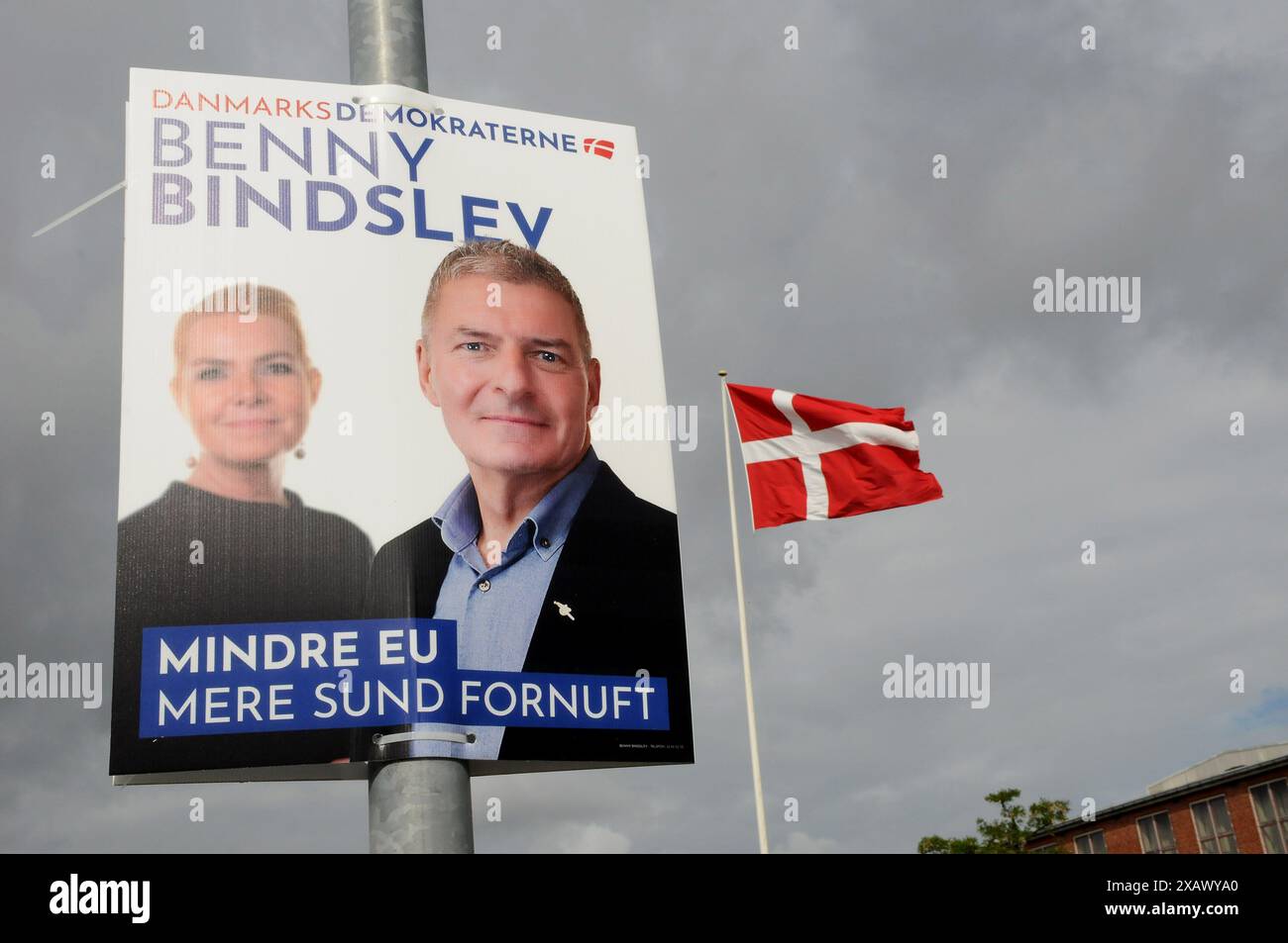 Copenhagen/ Denmark/09 JUNE 2024/Denamrk's vote for eu parliament today ...