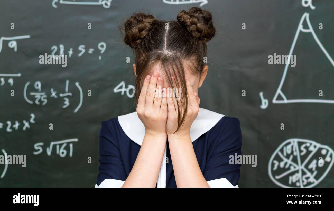 Schoolgirl confusion hi-res stock photography and images - Alamy