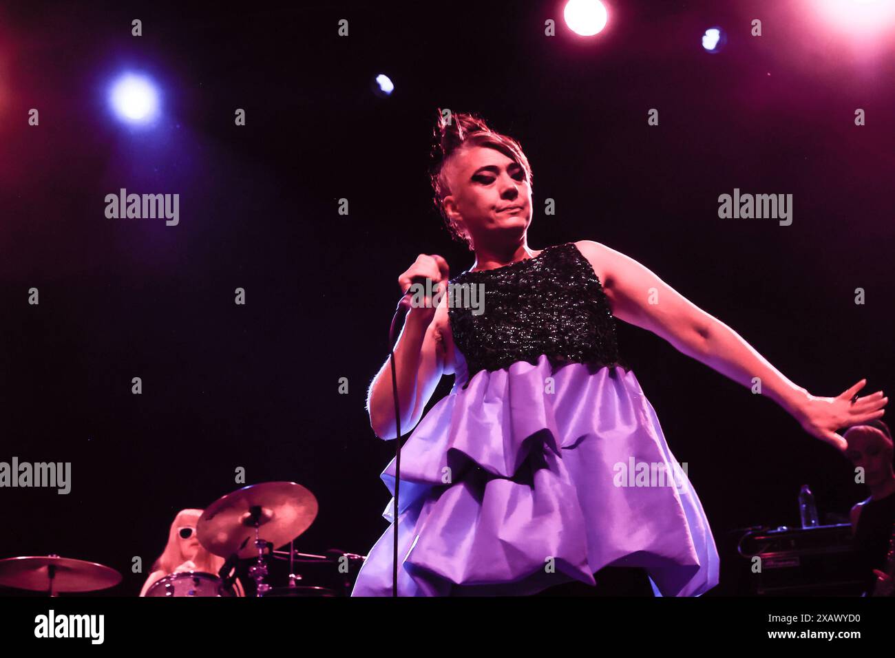 Konzert von Bikini Kill, Columbiahalle Berlin Bikini Kill, Gesang ...