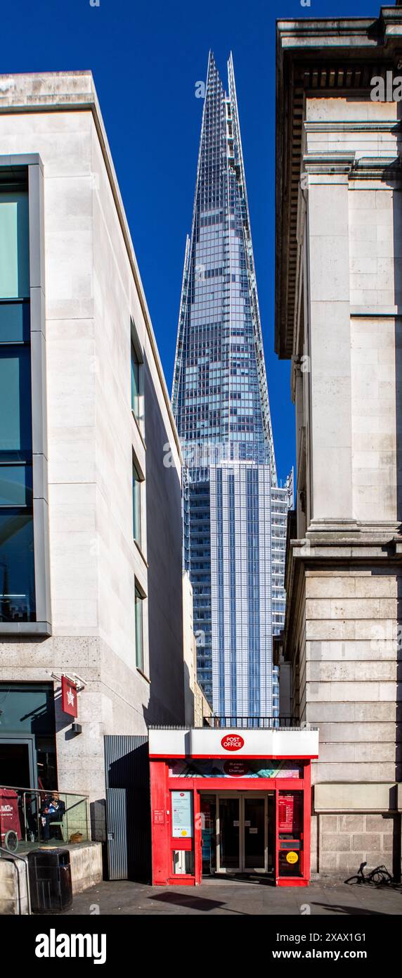 London, England – August 2023. Shard London Bridge Tower, is a pyramid ...