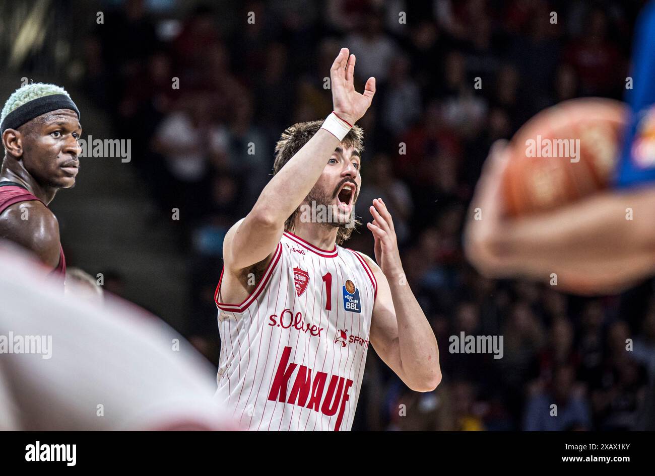 Zachary Seljaas #1 von Wuerzburg Baskets FC Bayern Muenchen vs Würzburg ...