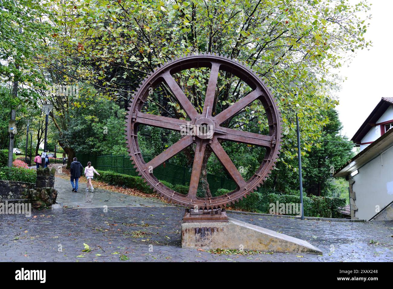 Bilbao, Spain - 3rd October 2024;The original Funicular railway drive ...
