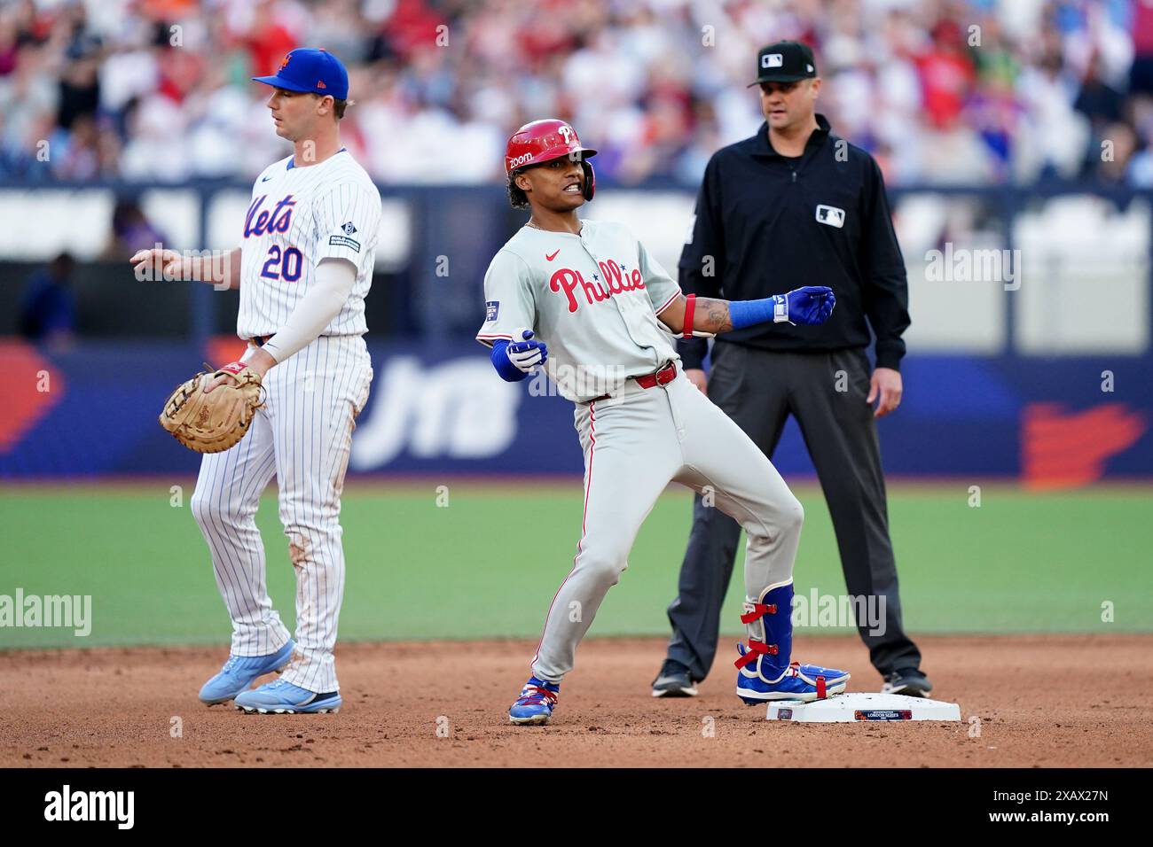 Philadelphia Phillies' Cristian Pache on day one of the MLB London ...