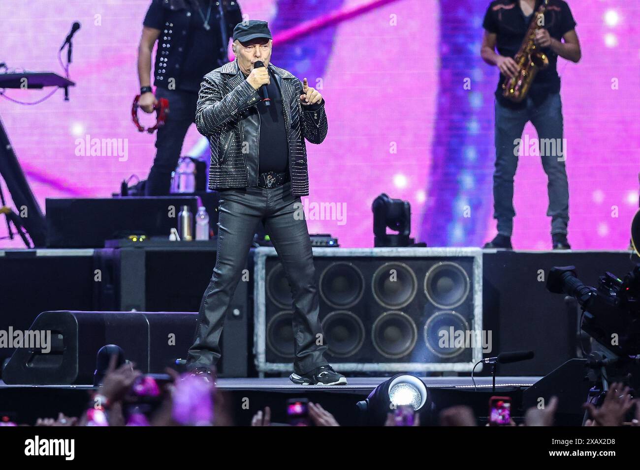 Vasco Rossi performs live on stage during Vasco Live 2024 at San Siro ...