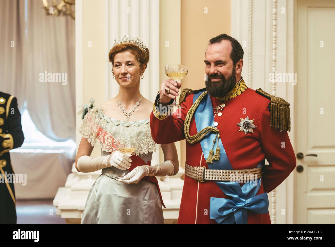 GAVIN MITCHELL and ELSIE BENNETT in THE LAST CZARS, directed by ADRIAN ...