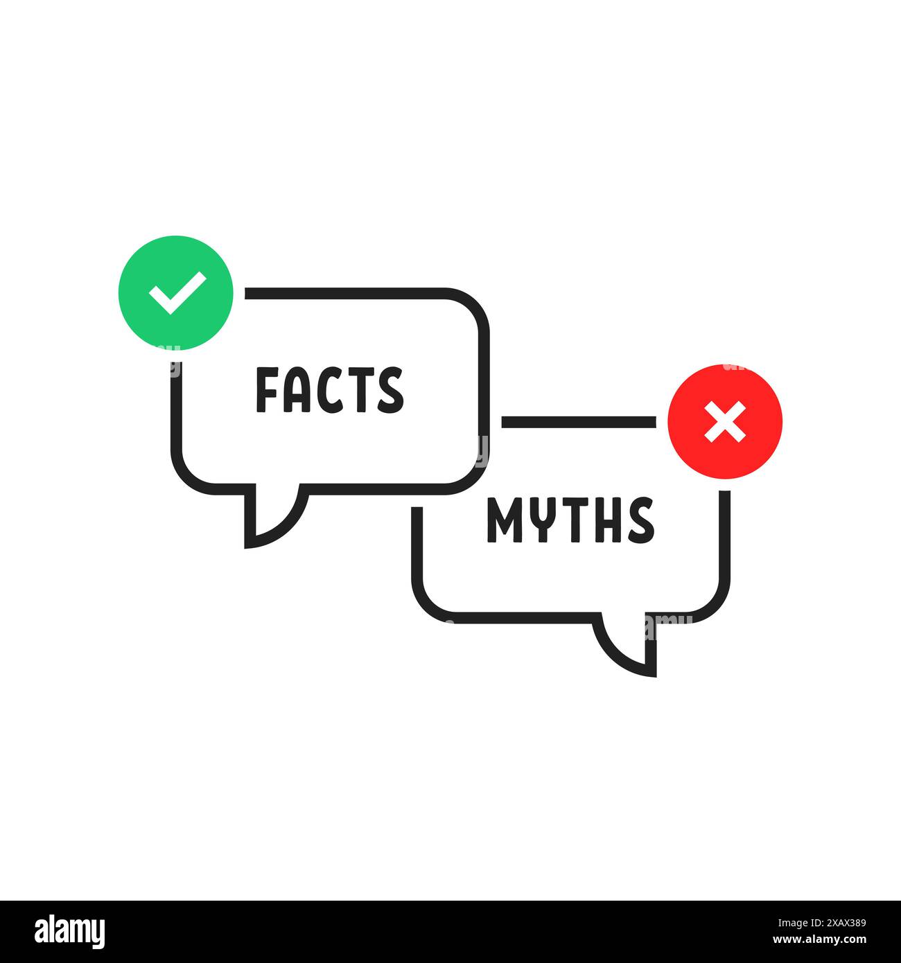 Fact vs myth comparison hi-res stock photography and images - Alamy