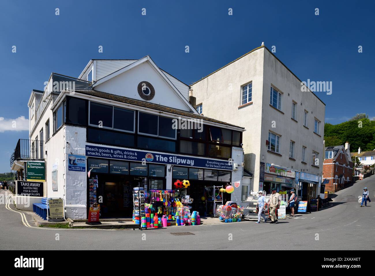 Lyme Regis Seafront Somerset England uk May Spring 2024 Stock Photo - Alamy