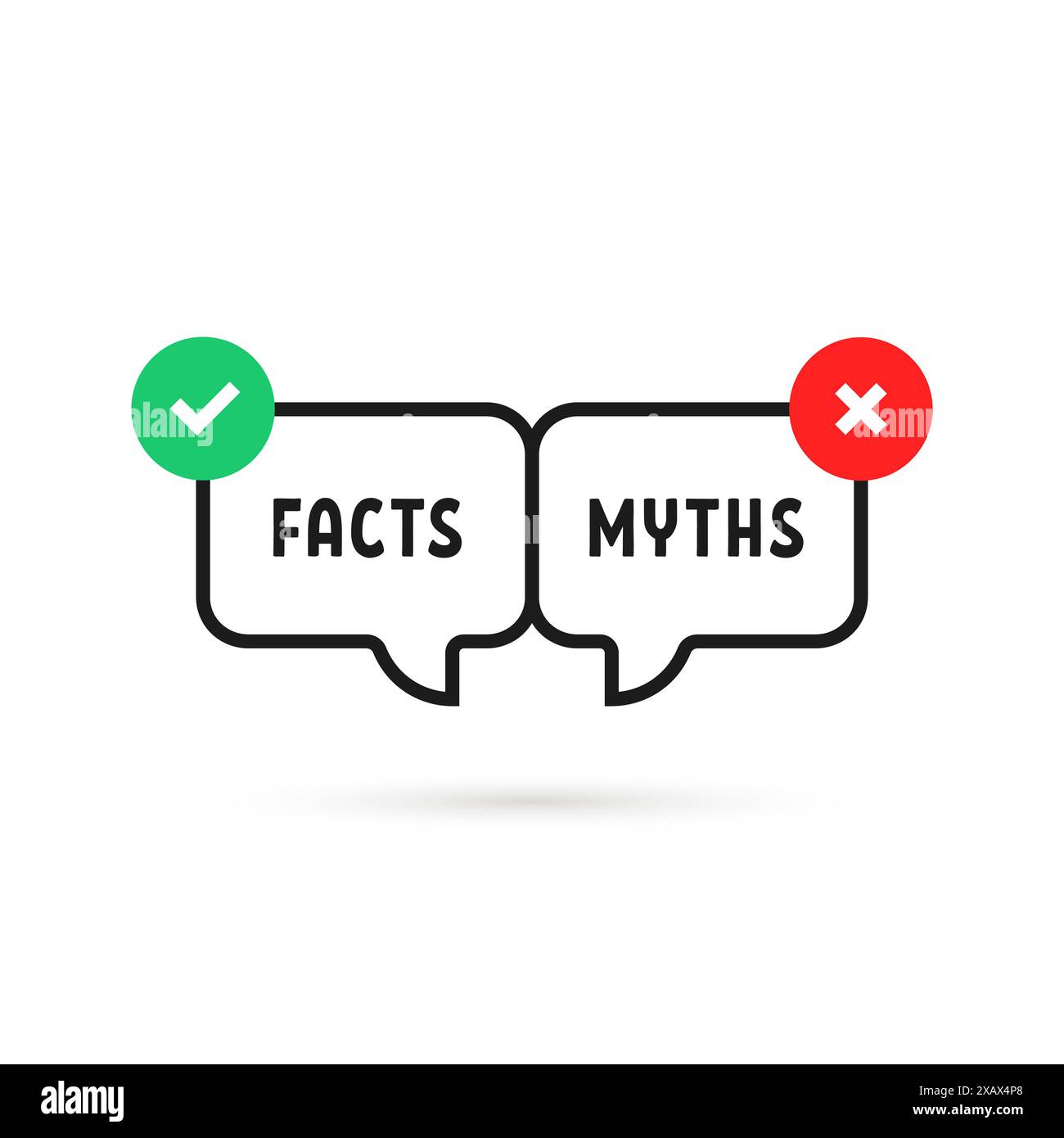 Fact vs myth comparison hi-res stock photography and images - Alamy